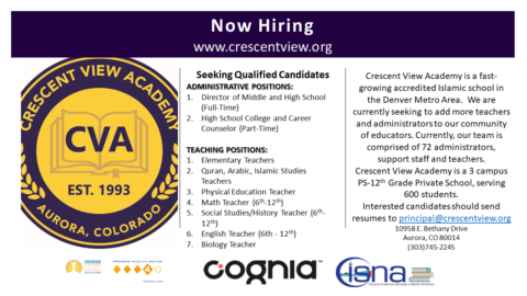 Employment | Crescent View Academy